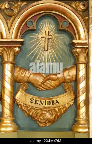 Matrimonio della Vergine Maria, altare della Visitazione di Maria nella ...