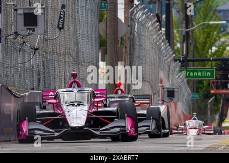 2 giugno 2024: Il pilota di Andretti Global Colton Hertz (26) guida ...