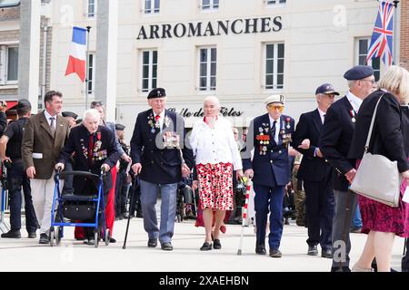 I veterani arrivano per la sfilata dei veterani del D-Day e della ...