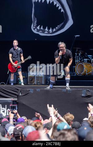 Adenau, Germania, 9 giugno 2024: H-Blockx (Henning Wehland, cantante ...