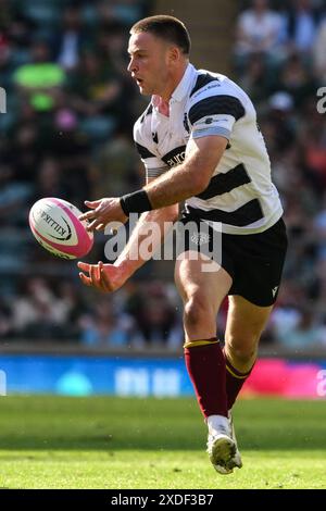 Barbarians' Fergus Burke durante la partita della Killik Cup al ...