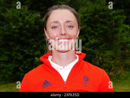 Penny Healey durante l'annuncio del Team GB Paris 2024 Archery and ...