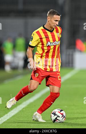 Przemyslaw Frankowski (29) di RC Lens raffigurato durante la partita di ...