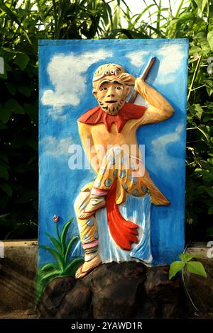 Un sollievo della divinità taoista nel complesso del tempio Pulo Kemaro ...