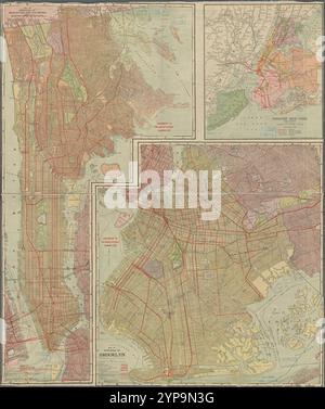 Mappa dei quartieri di Manhattan e del Bronx, la città di New York la ...