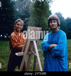 Sänger und Schauspieler Christian Anders mit der Schweizer ...