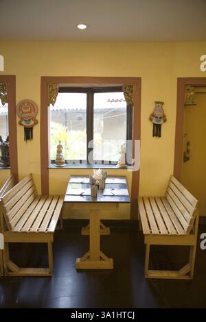 Il Kerala ristorante in stile ; Calcutta ora Kolkata ; Bengala ...