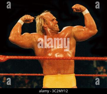 **FILE PHOTO** Hulk Hogan è morto. Hulk Hogan a WrestleMania 1 al ...