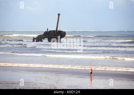 Della spiaggia di El Jadida Haouzia Marocco Africa del Nord Foto stock ...