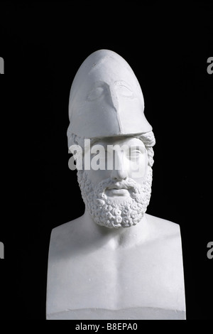 Busto di Pericle recanti la scritta "Pericle, figlio di Xanthippus ...