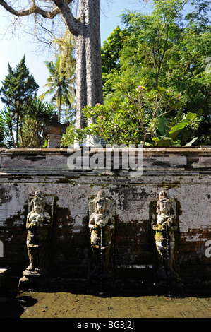 Tempio di balneazione in Goa Gajah o grotta di elefante. Ubud. Bali ...