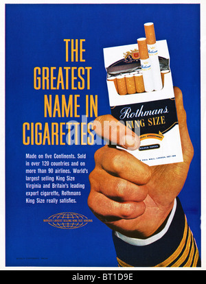 Rothmans pacchetto di sigarette Foto stock - Alamy