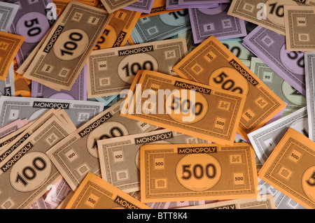 Soldi del Monopoli Foto stock - Alamy