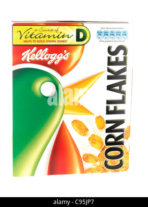Kellogg's Corn Flakes cereali per la prima colazione Foto stock - Alamy