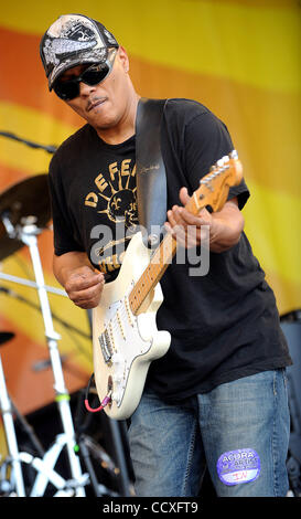 Ivan Neville of Dumpstaphunk performs at the All In Music & Arts ...