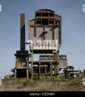 Saint-Nazaire, ehemalige deutsche U-Boot-Bunker, Dachzone, sog ...