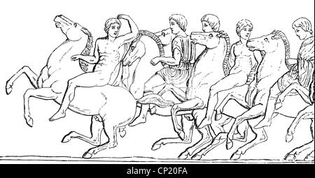 Mondo antico, Grecia, religione, processione della Panathenea ...