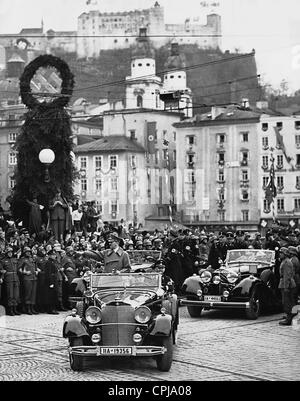 Adolf Hitler a Salisburgo, 1938 Foto stock - Alamy