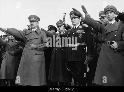 Joseph Goebbels, Adolf Hitler e Hermann Goering, 1938 Foto stock - Alamy