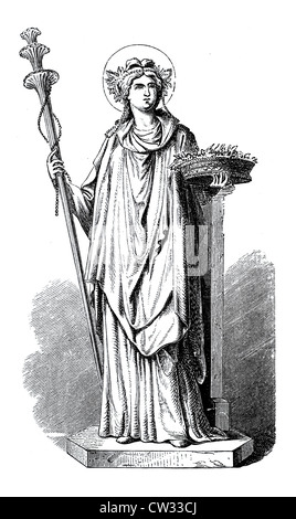 Cerere, dea romana dell'agricoltura Foto stock - Alamy