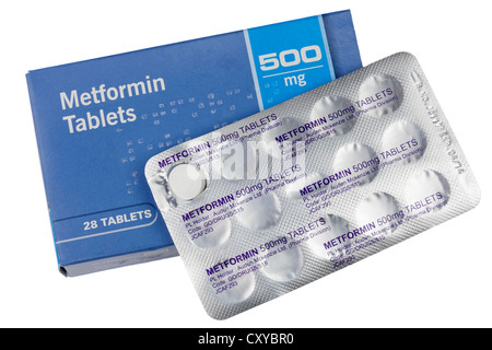 La Metformina compresse Foto stock - Alamy