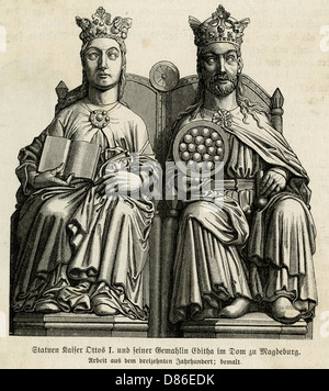 Ottone il Grande Imperatore del Sacro Romano Impero, 955 Foto stock - Alamy