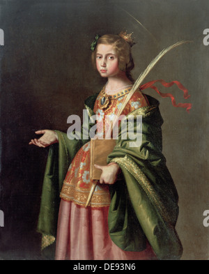 Francisco de Zurbaràn - Santa Elisabetta di Turingia - Museo de Bellas ...
