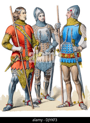 Il XIV secolo XIV 1300s Germania nobili e cavalieri (da sinistra a destra) Conrad von Bifenbach ...