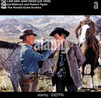 Richard Widmark e Robert Taylor / La Legge e Jake Wade / 1958 diretto ...