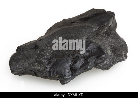 La lignite campione di carbone Foto stock - Alamy