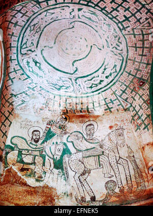 Abuna Abramo Debre Tsion chiesa rupestre, Degum village, Tigray ...