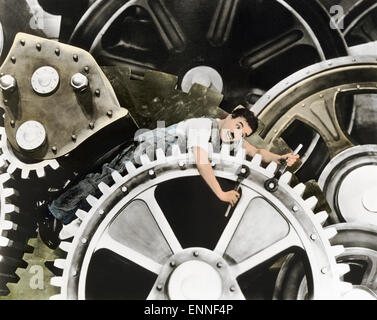 I tempi moderni, USA 1936, aka: Moderne Zeiten, Regie: Charles Chaplin ...