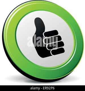 Icona pollici su. Simbolo del social network. Notifica contatore ...
