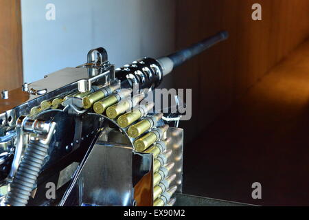 La M2 Mitragliatrice o Browning 0,50 Caliber (50 cal) mitragliatrice ...