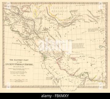 Mappa dell'Impero Persiano Foto stock - Alamy