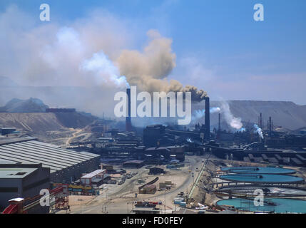 Aprire pit miniera di rame di Chuquicamata, Cile Foto stock - Alamy