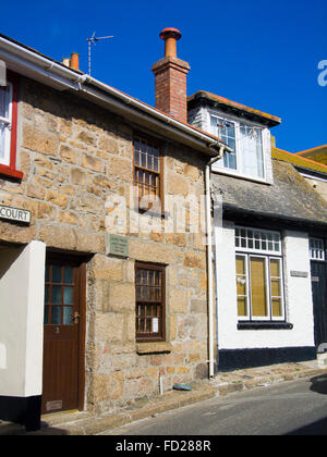 Il cottage di mariner e artista, Alfred Wallis, St Ives, Cornwall. Un ...