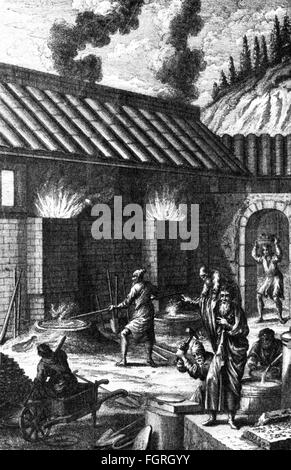 Estrazione mineraria, lavorazione minerali / metalli, forno di fusione ...