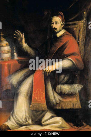 Ritratto di papa Alessandro VII Chigi Albani della Rovere Foto stock ...