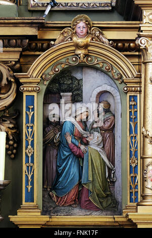 La Visitazione di Maria Vergine, pala d altare nella Basilica del Sacro Cuore di Gesù a Zagabria ...