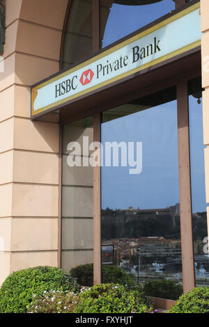 Il Principato di Monaco, HSBC Private Bank Foto stock - Alamy