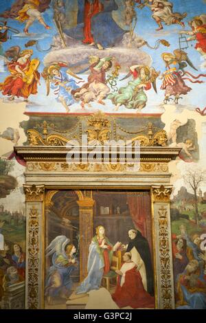 Cappella Carafa, affreschi di Filippino Lippi, basilica di Santa Maria ...