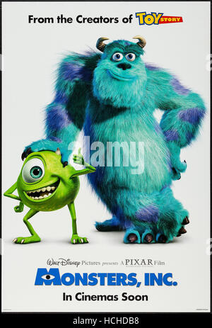 MONSTERS INC., Mike Wazowski, Sulley, 2001, (c) Walt Disney/cortesia ...