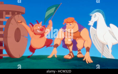Ercole, Ercole (voice: Tate Donovan), Pegasus, Filottete (voice: Danny ...