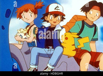POKEMON Misty, Pikachu Ash Ketchum, Brock, 1998 Foto stock - Alamy