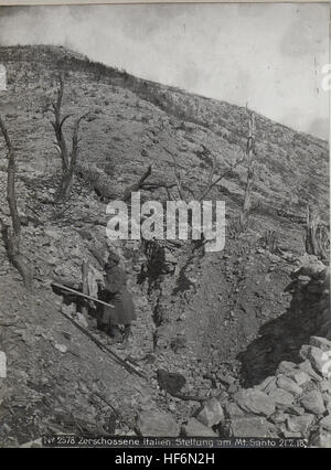 Posizione sul fiume Piave il 16 febbraio 1918, prima guerra mondiale ...