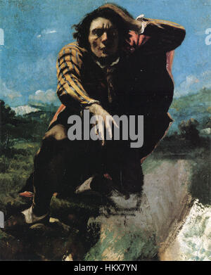 Gustave Courbet, l'uomo fatto impazzire di paura 1843-1845 Olio su tela ...