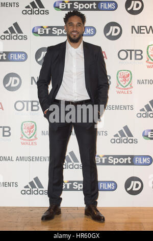 Il gallese capitano Ashley Williams assiste la premiere del Regno Unito ...