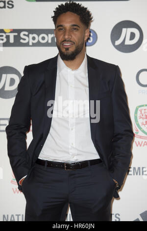 Il gallese capitano Ashley Williams assiste la premiere del Regno Unito ...