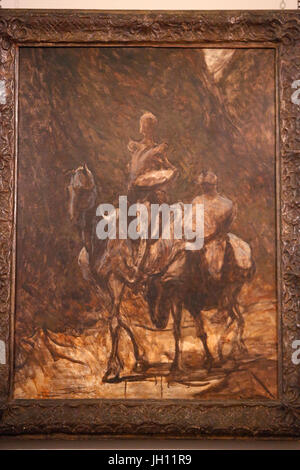 Don Quichotte a cheval - Don Quixote a cavallo di Honore Daumier 1808 ...